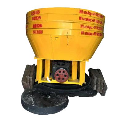 China 1200 Model Cast Steel Double Rollers Wet Pan Mill For Gold Silver Ore Stone Mining With 500kg Per Hour Capacity In Sudan for sale