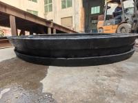 China Output Size 150 Mesh Gold Silver Ore Grinding Machine 0.5tph Capacity Water Wet Pan Mills With Double Two Rollers for sale