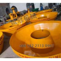 China Wear Resistant Wet Pan Mills 1200 Model 8 Bags Per Hour For Gold Powder Making With Two Cast Steel Rollers In Mining for sale