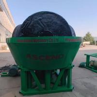 China Gold Silver Ore Grinding Machine Three Rollers Wet Pan Mill 1200 Model With 1 Tph Capacity Output Size Within 200 Meshes for sale