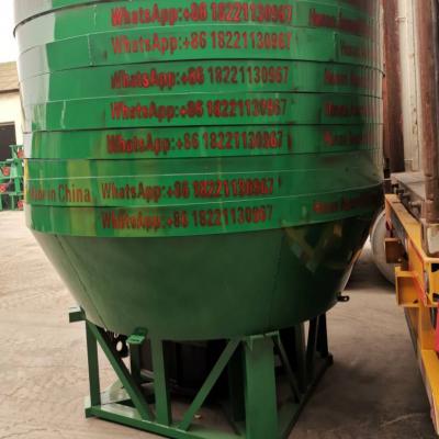 China Gold Silver Ore Grinding Machine Three Rollers Water Wet Pan Mill 1200 Model 1 Tph Capacity Output Size 80-150 Meshes for sale