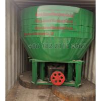 China Three Rollers Wet Pan Mill Gold Silver Ore Grinding Machine With 10 Bags Per Hour Discharging Size Less Than 200 Meshes for sale