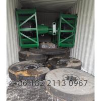 China Three Rollers Wet Pan Mill Gold Silver Ore Grinding Machine With 10 Bags Per Hour Discharging Size Less Than 200 Meshes for sale
