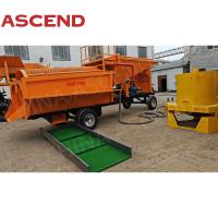 China China Ascend 50 60 tons per hour capacity gold trommel washing plant for alluvial gold recovery in Austrian for sale