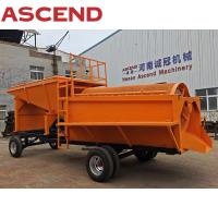 China China Ascend 50 60 tons per hour capacity gold trommel washing plant for alluvial gold recovery in Austrian for sale
