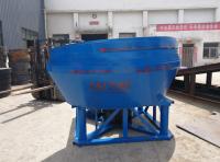 China Ore Dressing Double Wheels Gold Wet Pan Mill for sale
