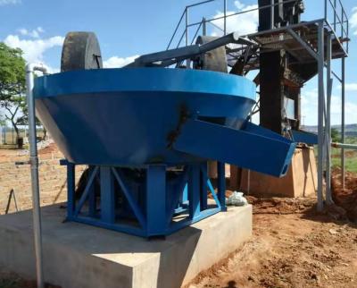 China Copper Ore Processing Gold Wet Pan Mill Mining Mineral Grinder Machine for sale