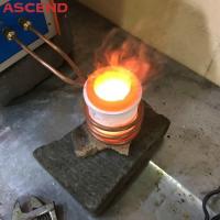 China Silver Alluminium high induction Gold Melting smelting oven Furnace for sale