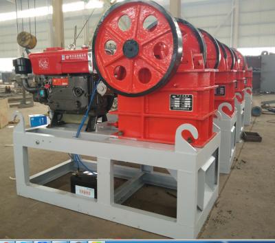 China Limestone Diesel Engine Jaw Stone Crusher Machine PE250x400 for sale