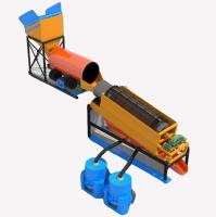 China Placer Gold Washing Plant Gold Trommel Screen Machine for sale