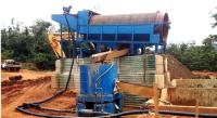 China Vibration Gold Processing Mining Washing Pan 50 Ton Per Hour Plant for sale