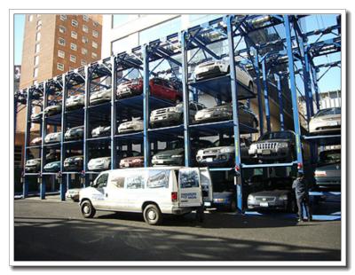 China Multilevel Car Parking Equipment 2 3 4 Floor Smart Car Lift Parking System Quad Stacker for sale