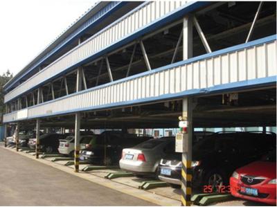 China 2-6 Floors Multi-Level Parking System Design Steel Structure for Car Parking for sale