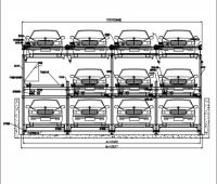 China -1+2 (3 Floors) PLC Control IC Card Intelligent Pit Design Puzzle Parking System for sale