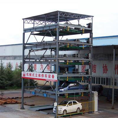 China 2-6 Floors Full Automated Parking Lot Solutions Smart Car Parking System Puzzle Equipment for sale