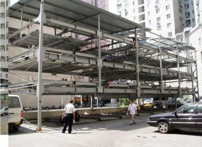 China Full Automatic Computer Control Multi Level Steel Structure Car Parking Solutions System for sale