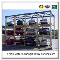 China 3, 4,5 Floors Hydraulic Multilevel Car Stacker Vertical Parking Semi Automatic Garage for sale