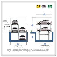 China Fours Cars Pit Parking Lifts/ 2 Level Parking Lift/Vertical Parking Car Stack Parking for sale
