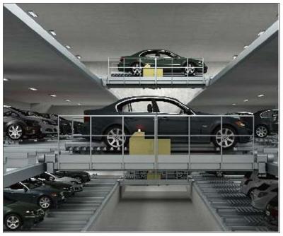 China Hydraulic Drive Automatic Garage Car Stacking System Smart Car Parking System Project for sale