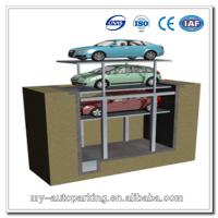 China pit four post parking lift PJS(-1+1); PJS(-2+1); PJS(-3+1) for sale