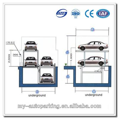 China -1+1, -2+1, -3+1 Pit Design Mechanical Garage Equipment for sale