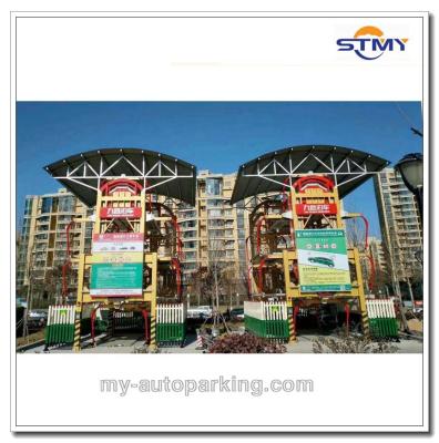 China 6 to 20 Vehicles Commercial Car Parking Lift System Rotary /CE Multi Level Carousel Parking System for sale