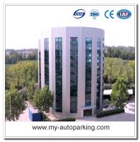 China 10 Levels All Steel Structure or Concrete Type Automated Car Parking System / Robotic Parking Tower for sale