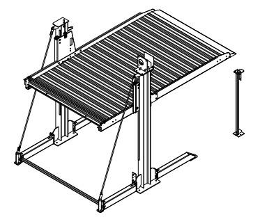 China 2700kg 2-Post Parking Lift with Motor and Chain Drive System, Suitable for Low - Temperature Environments for sale