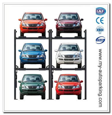 China 4 Post 3 Level Car Parking Lift, Triple Stacker Hydraulic Parking Equipment for Global Market for sale