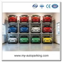 China Stable 4 Post Triple Stacker Car Parking Lift With Standard Hydraulic Power Pack China Manufacturer for sale