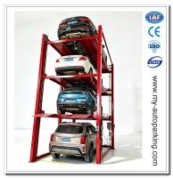China Hydraulic Four Tier Car Stacker Lift Heavy Duty 4 Vehicle Parking Garage Equipment for sale