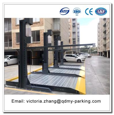 China For Sale! 1+1 Double Parking Car Lift Doulbe Car Parking System Two Post Simple Lifts for sale