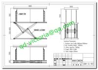 China China Double Deck Scissor Car Lift Parking Lifter Vertical Car Lift for 2 Cars Elevator Pit Lifting Parking System for sale