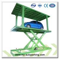 China Underground  Double Car Parking System Scissor Double Layer Parking Car Pit Platform for sale