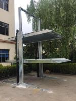 China Two Post Triple Parking Lift for 3 Cars Hydraulic Garage Storage Lift for sale