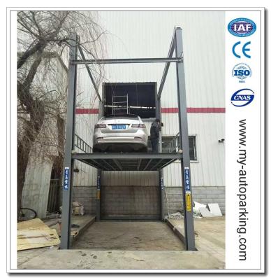 China Car Lift Parking Building/Car Lifter 4 Post Auto Lift/Hydraulic 4 Four Post Car Lift/4 Post Car Elevator Free Standing for sale