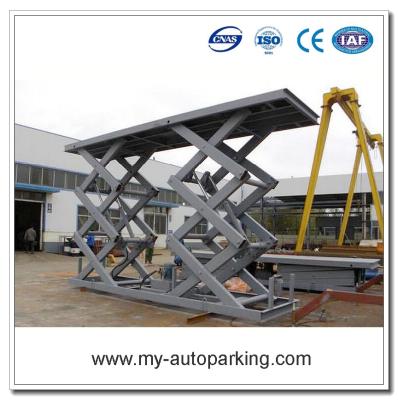 China Hot Sale! Hydraulic Scissor Underground Garage Lift/In-ground Stainless Steel Scissor Lifts/Mid-Rise Lift for sale
