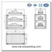 China 2 or 3 CarsPit Garage Parking Car Lift/Underground Vertical Car Storage/Simple Car Parking System for Underground Garage for sale