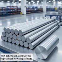 China 7075 Aluminum Round Rod Solid High Strength Aerospace Grade Precision Machinable For Industrial for sale