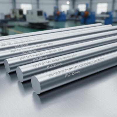 China 2024 T351 Aerospace Aluminum Alloy Round Bar High Strength with Precision Diameter Tolerance and Excellent Fatigue Resistance for Aircraft Structural Components for sale