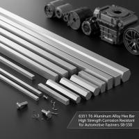 China 6351 T6 Aluminum Alloy Hex Bar High Strength Corrosion Resistant for Automotive Fasteners S8-S50 for sale