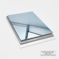 China PVC Laser Film Coated 430 Stainless Steel Sheet with Cold Rolled 2B BA Mirror Finish for Architectural Use for sale