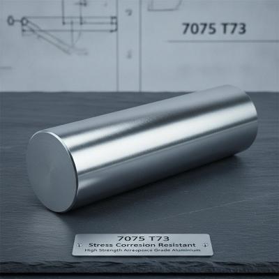 China 7075 T73 Stress Corrosion Resistant High Strength Aerospace Grade Aluminum Round Bar for sale