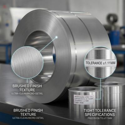 China Deep Drawing Grade 430 Stainless Steel Coil with BA 2B Finish for Washing Machine Drums in 0.5mm-2.5mm Thickness for sale