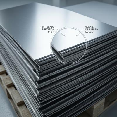 China Food-Grade 304 Stainless Steel Sheet with Hygienic Sanitary Finish and FDA Compliant for Commercial Kitchenware for sale