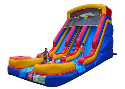 China Backyard Fun Kids Inflatable Water Slide Double Stitching Blow Up Slide Fireproof for sale