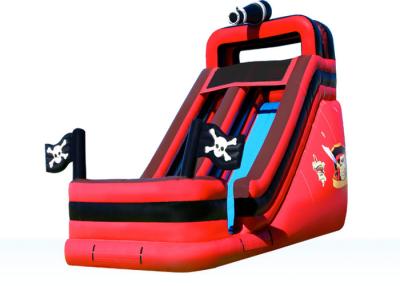China Attractive Fun Inflatable Pirate Slide , Amusement Park Outdoor Inflatable Slide for sale