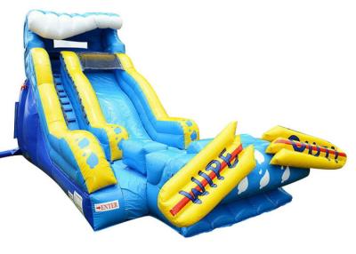China Kindergarten Baby Huge Inflatable Water Slide , Adult Commercia Slip And Slide for sale