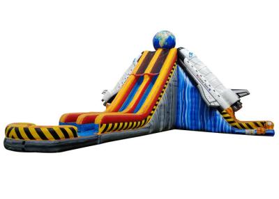 China Giant Inflatable Space Shuttle Kids Inflatable Water Slide Super Pressure Resistance for sale