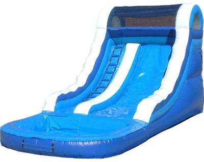 China Customized Commercial Grade Water Slide , Amusement Park Inflatable Pool Slide for sale